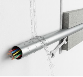 【Tubos, canales y bandejas】 Guía y protección de cables