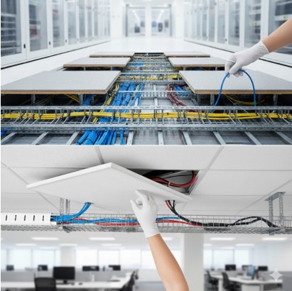 【Tubos, canales y bandejas】 Guía y protección de cables